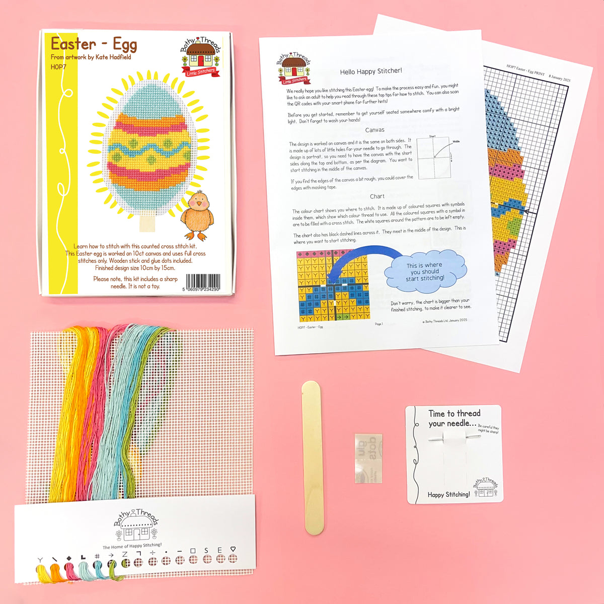 Easter Egg Cross Stitch Kit - Bothy Threads – Cotton Club Crafts