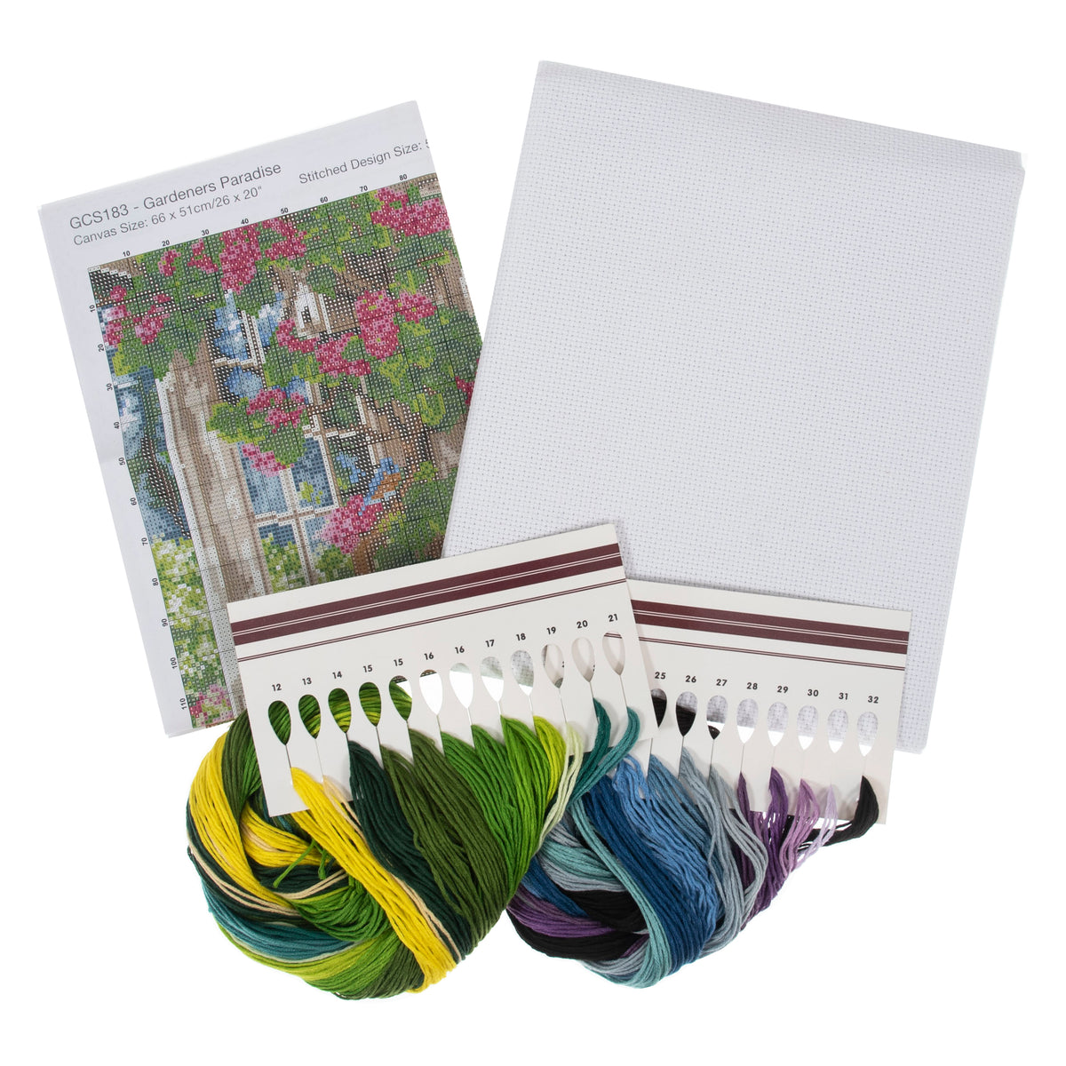 Gardeners Paradise Cross Stitch Kit – Cotton Club Crafts