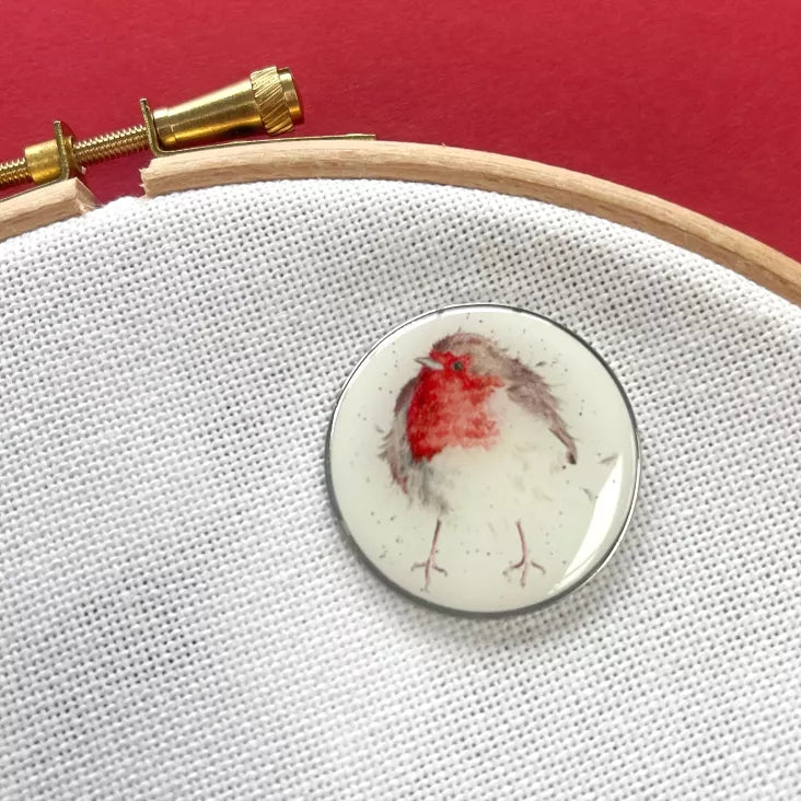 Bothy Threads ~ Jolly Robin Needle Minder – Cotton Club Crafts