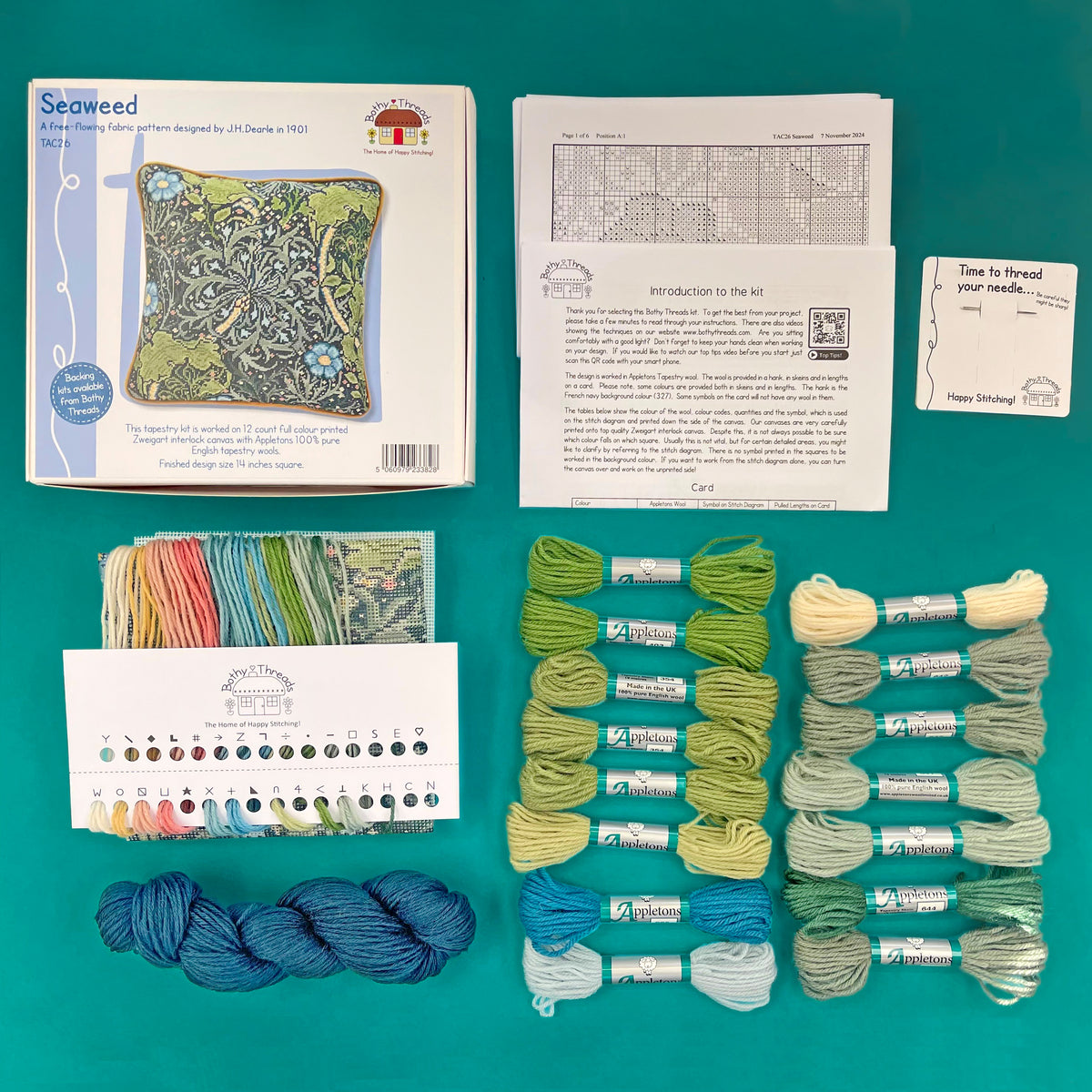 Seaweed Tapestry Kit - Bothy Threads – Cotton Club Crafts