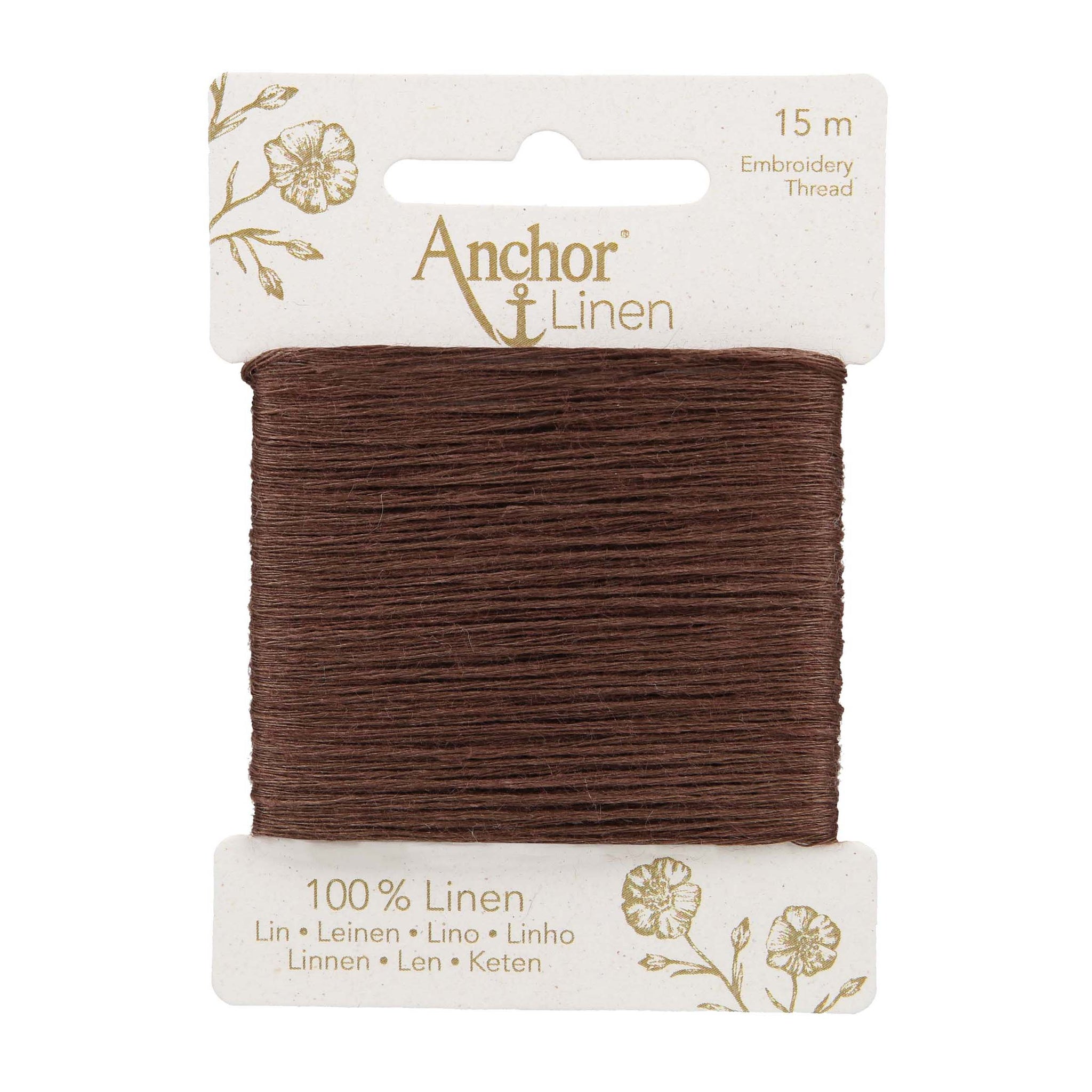 0005 ~ Cocoa ~ Anchor Linen Thread – Cotton Club Crafts
