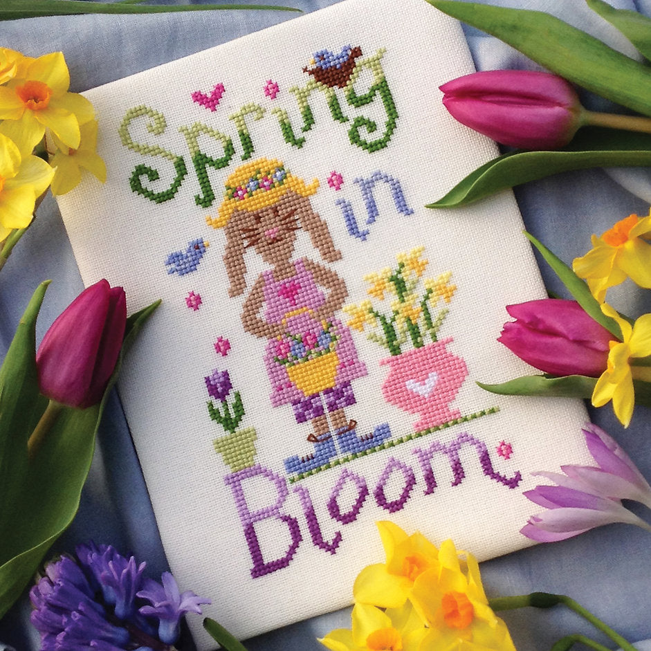 Nia ~ Counted Cross Stitch Kit ~ Spring in Bloom – Cotton Club Crafts