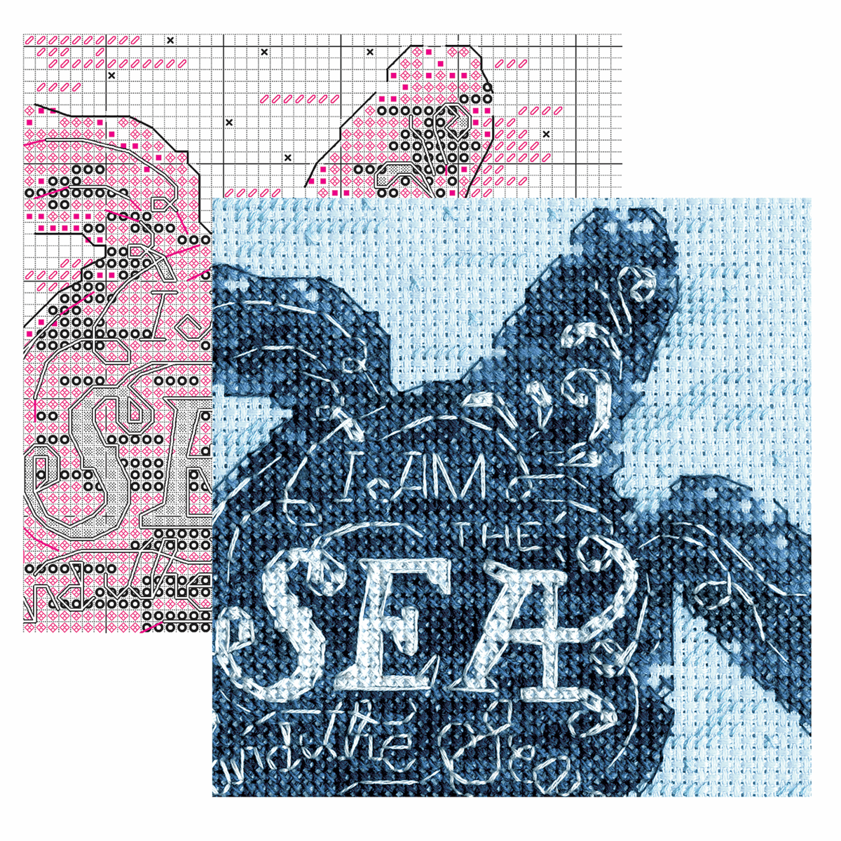 Dimensions ~ Counted Cross Stitch Kit ~ Sea Turtle – Cotton Club Crafts