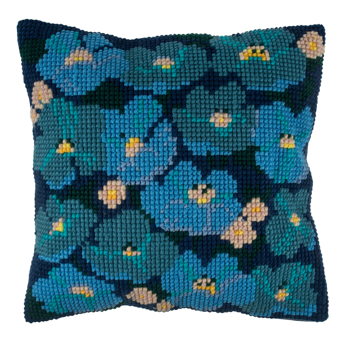 Trimits ~ Cross Stitch Cushion Kit ~ Modern Floral – Cotton Club Crafts