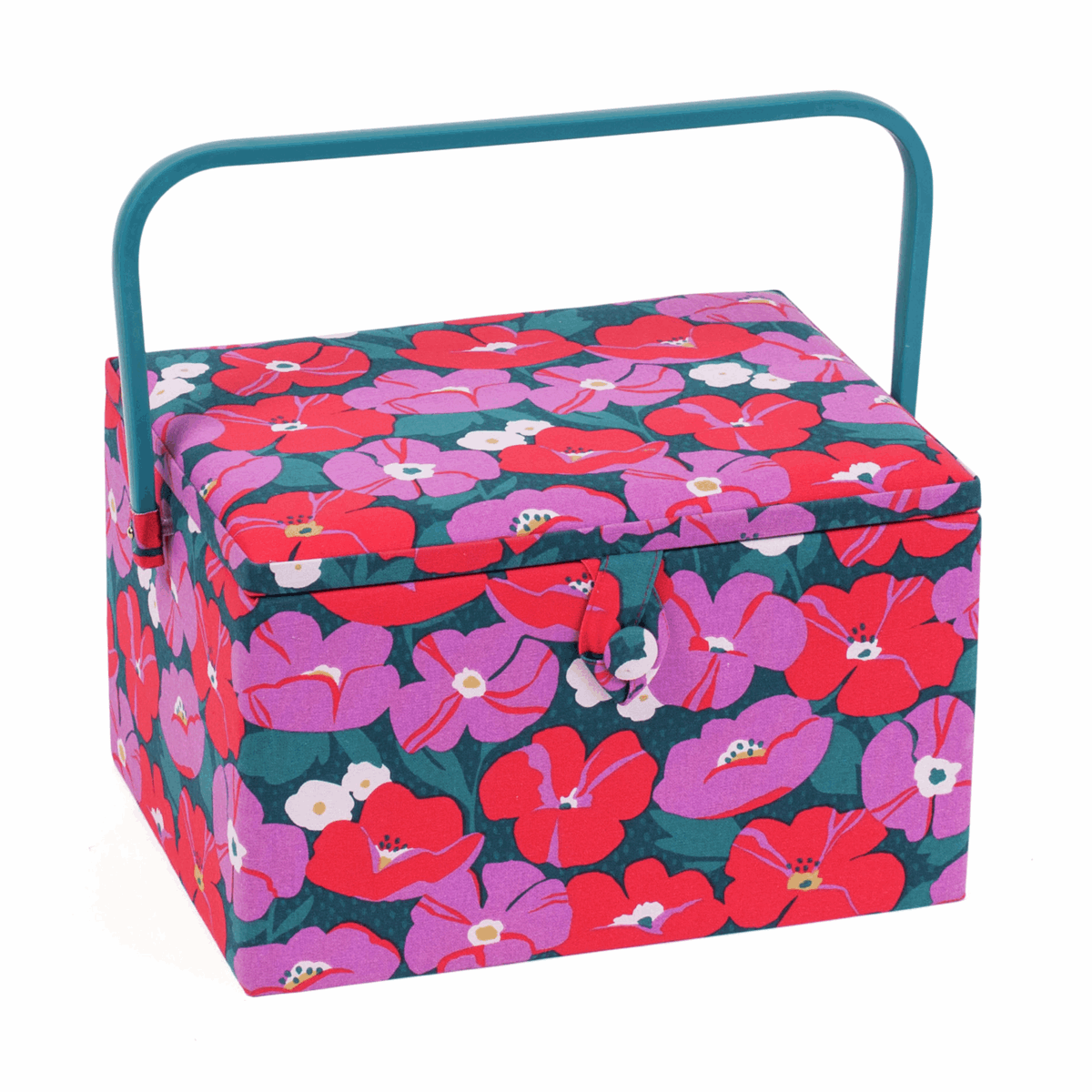 Hobbygift ~ Sewing Basket / Box ~ Large ~ Modern Floral – Cotton Club ...