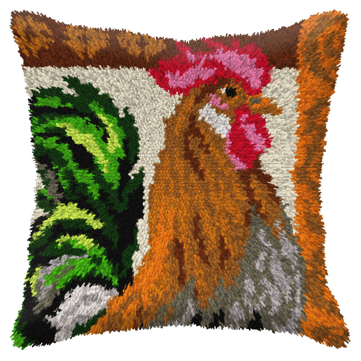 Orchidea ~ Latch Hook Rug Kit ~ Rooster – Cotton Club Crafts