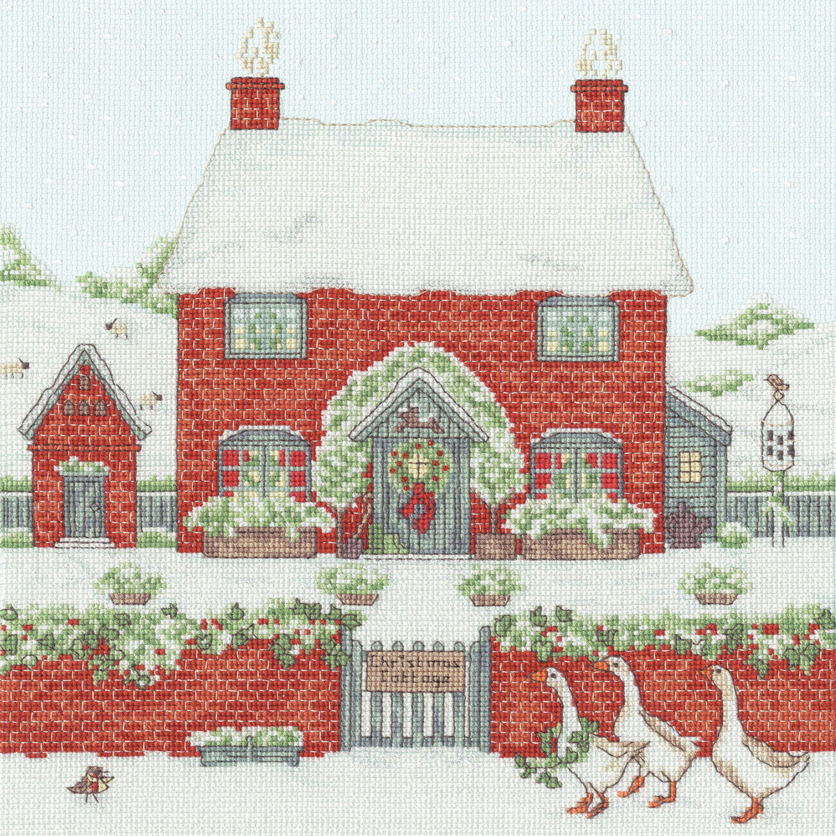 Bothy Threads ~ Counted Cross Stitch Kit ~ A Country Estate ~ Christmas ...
